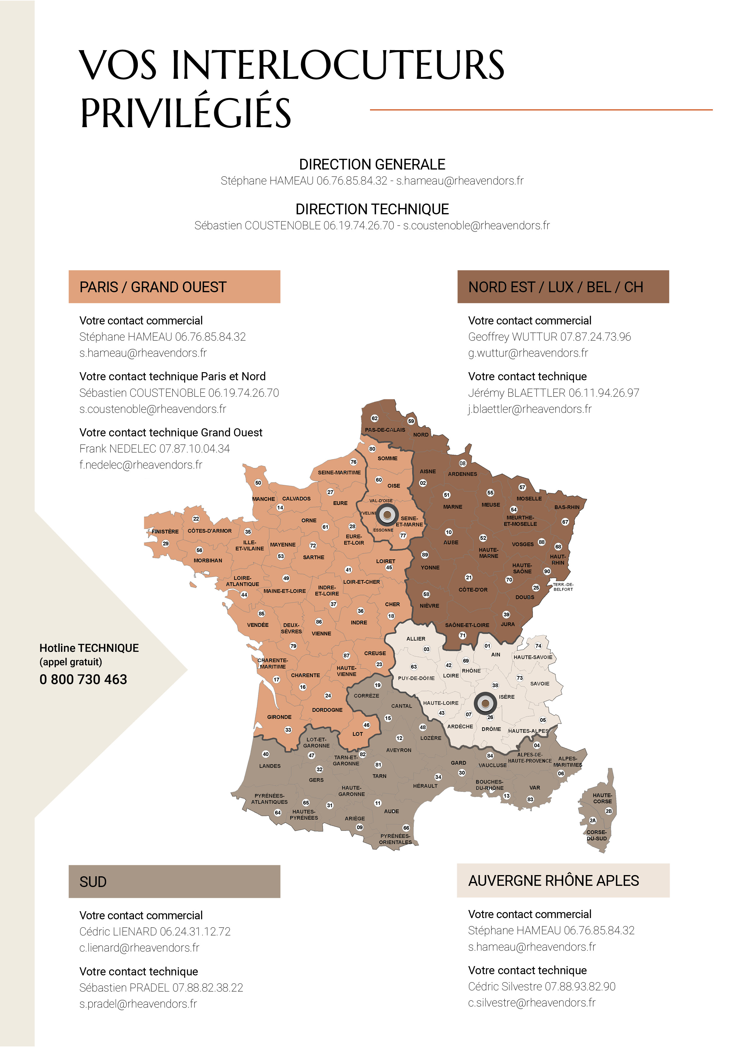 Vos interlocuteurs - Rheavendors